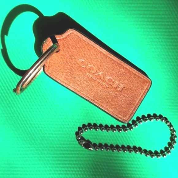 Coach | Accessories | Coach Leather Keychain | Poshmark